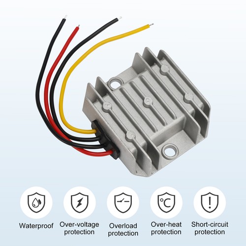 Waterproof DC/DC Converter Power Supply Regulator 12V Step Up To 24V 1A ...