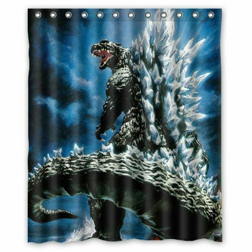 Custom Godzilla Waterproof Bathroom Shower Curtain 60 X 72 Inch for ...