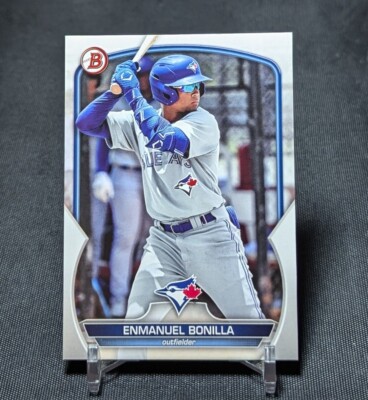 Enmanuel Bonilla Prospect Rookie 2023 Bowman Draft Card BD-195 Toronto ...