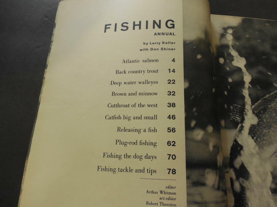Fishing Annual 1958 Larry Koller; Don Shiner ID:16563 | eBay