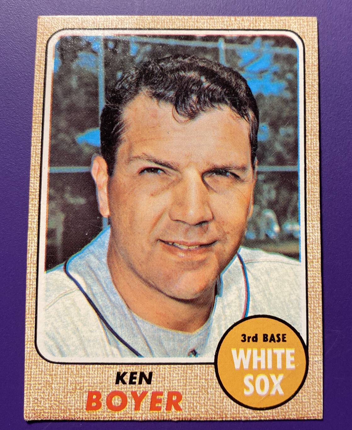 Ken Boyer - White Sox 1968 #259 Topps Baseball Card - Very Good see ...