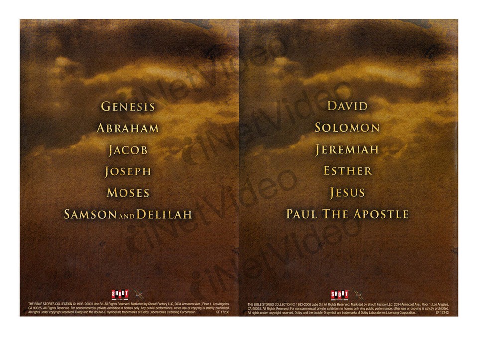 The Bible Stories Collection (12-DVD Set) (Boxset) DVD | eBay