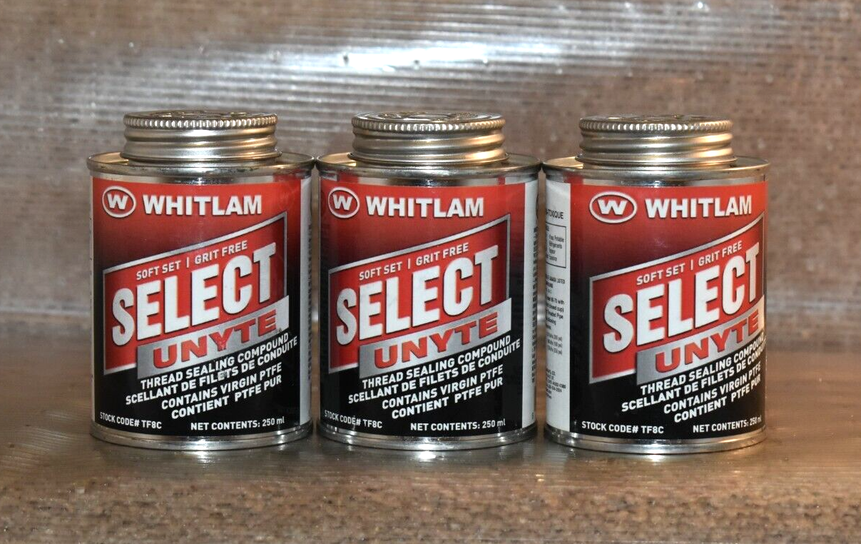 Lot of 3 cans~Select-Unyte Pipe Joint Compound Brushtop Can 8 oz. | eBay