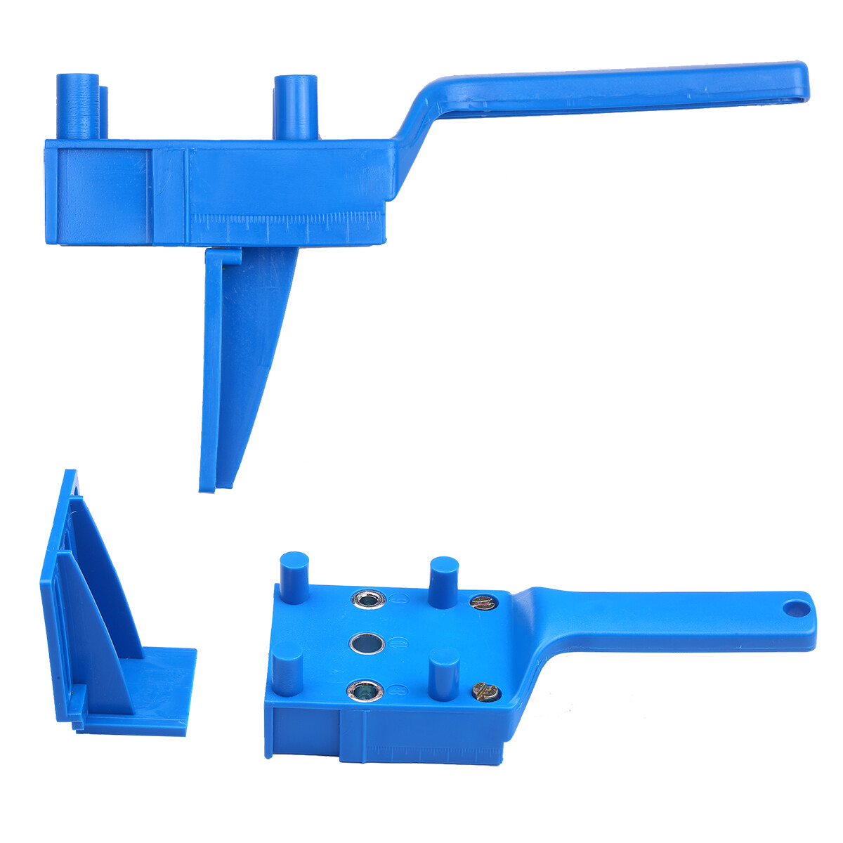 41pcs Quick Wood Doweling Jig Set Handheld Pocket Hole Jig Fit 6/8/10mm ...