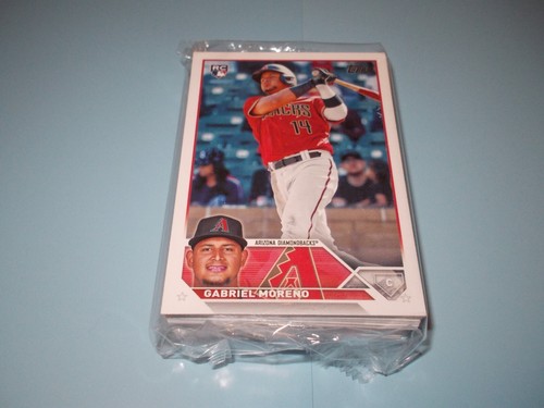 2023 Topps hanger pack Gabriel Moreno rookie on top Arizona ...