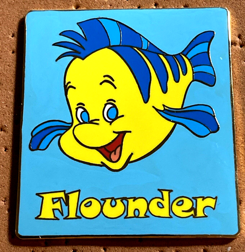 DISNEY AUCTIONS 2004 THE LITTLE MERMAID MODEL SHEET SERIES FLOUNDER LE ...