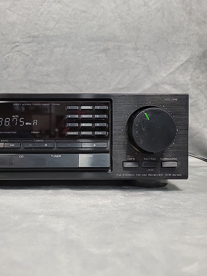 Sony STR-AV320 Audio/Video AV Control Center 2 Channel AM/FM Stereo ...