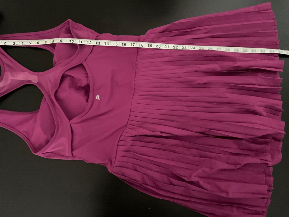 NWT FABLETICS Hot Short Pleated Active Dress Built In Shorts / Shelf ...