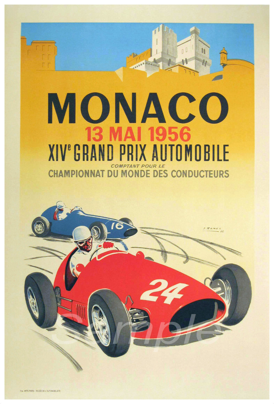 VINTAGE MONACO GRAND PRIX WALL ART PRINTS A2 / A3 / A4 | eBay