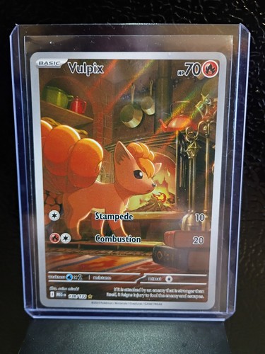 Pokemon Mega Evolution Vulpix IR 138/132 NM Pack Fresh English amazing ...