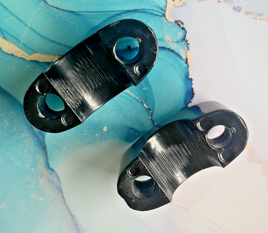 HONDA GOLDWING OEM GL 1000 GL 1100 HANDLEBAR CLAMPS MOUNTS HOLDERS x2 ...