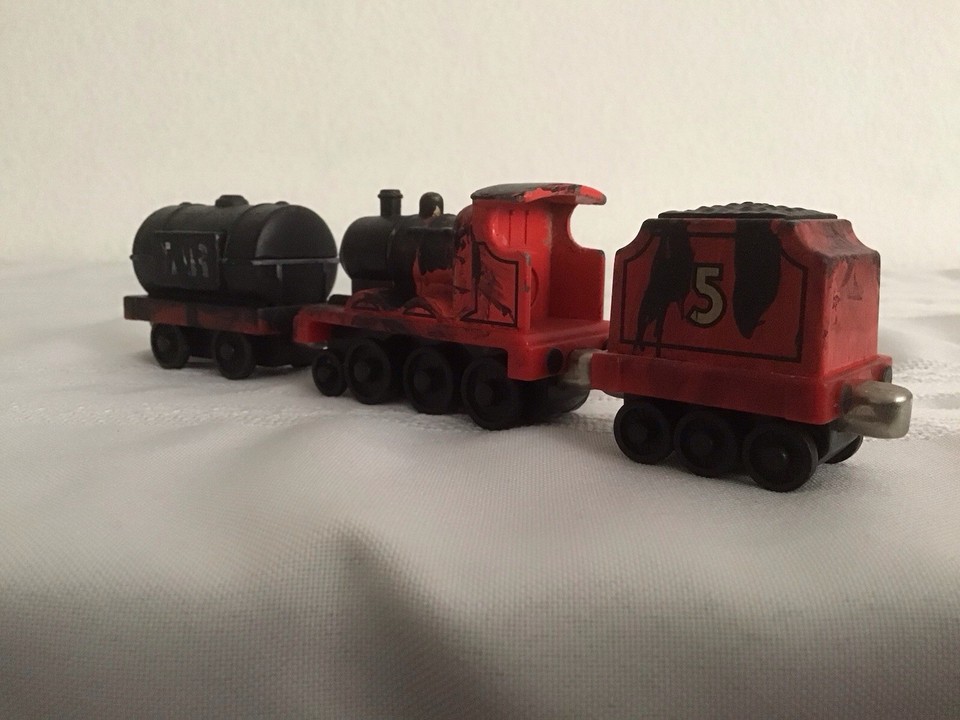 Take Along Thomas The Tank Engine CUSTOM - Dirty Objects James & Tar ...