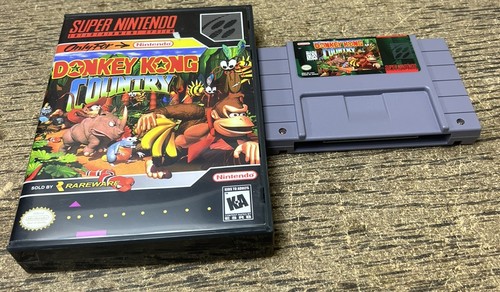 DONKEY KONG COUNTRY SNES (GAME AND CASE) | eBay