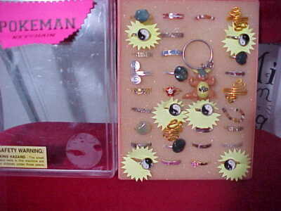 Vintage Vending Machine Ring Display from the 90's 32 Rings including ...