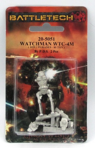 Battletech 20-5051 Watchman WTC-4M (3055 Upgrades) Medium Battlemech ...