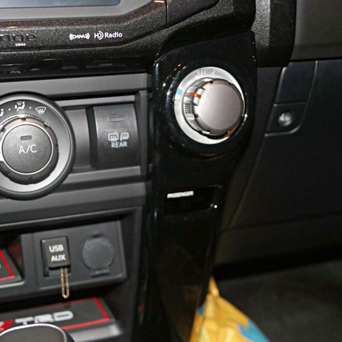 Black ABS Car Interior Start Stop Button Cover Trim For Toyota 4Runner ...