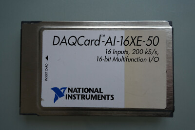 National Instruments DAQCard-AI-16XE-50 PCMCIA NI DAQ Card ...