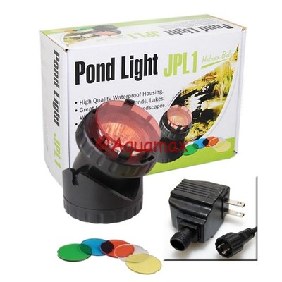 10W Underwater Halogen Water Graden Fountain Pond Light with 4 Colored ...