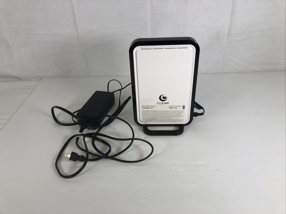 Clear WIXFBR-117 White/Black Ethernet Port Wireless Home Internet Modem ...