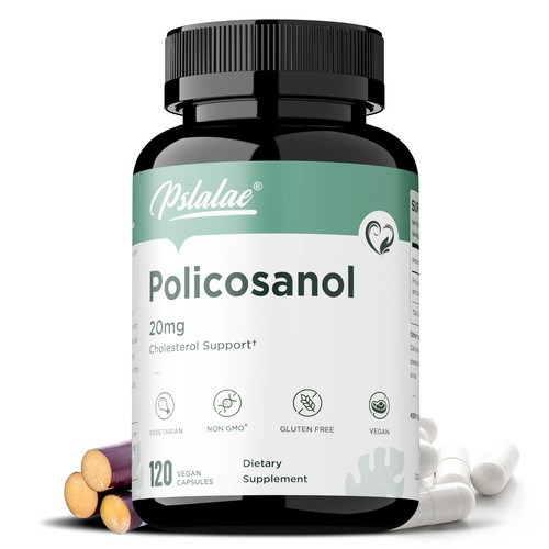 Policosanol 20mg- with 50% Octacosanol -Cardiovascular Health, Blood ...