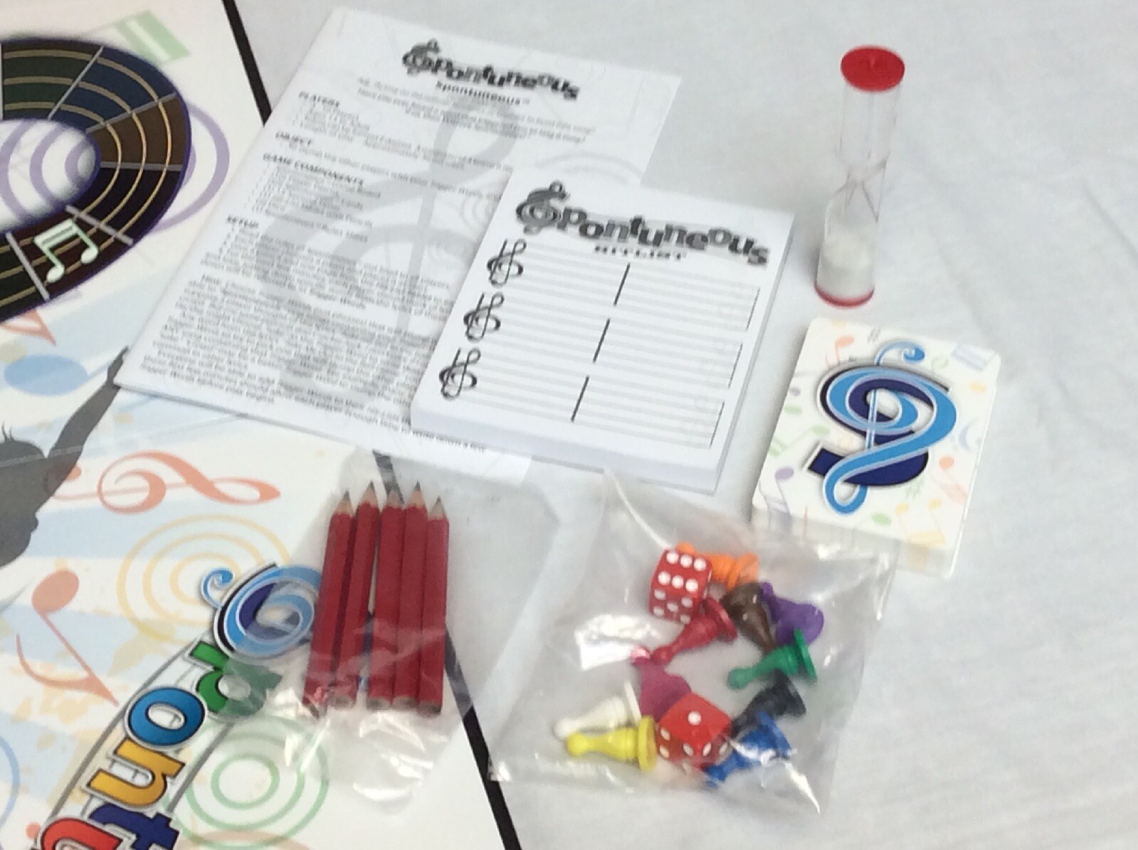 Spontuneous Family Board Game Where Lyrics Come to Life Unplayed MInt ...