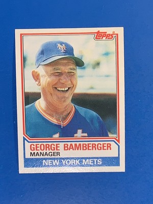 1983 Topps George Bamberger New York Mets Manager Baseball Card #246 NM ...