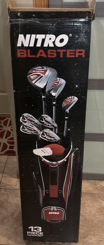Open box right Handed Nitro Golf Blaster Men's 13-Piece Complete Set w ...