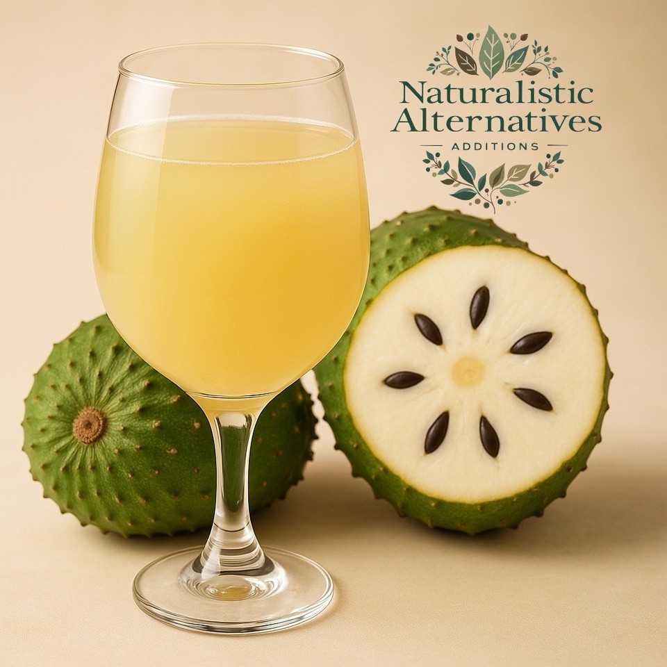 Four 12oz Sugar Free 100% Natural (SOURSOP) Fruit Juice; Made Fresh To ...