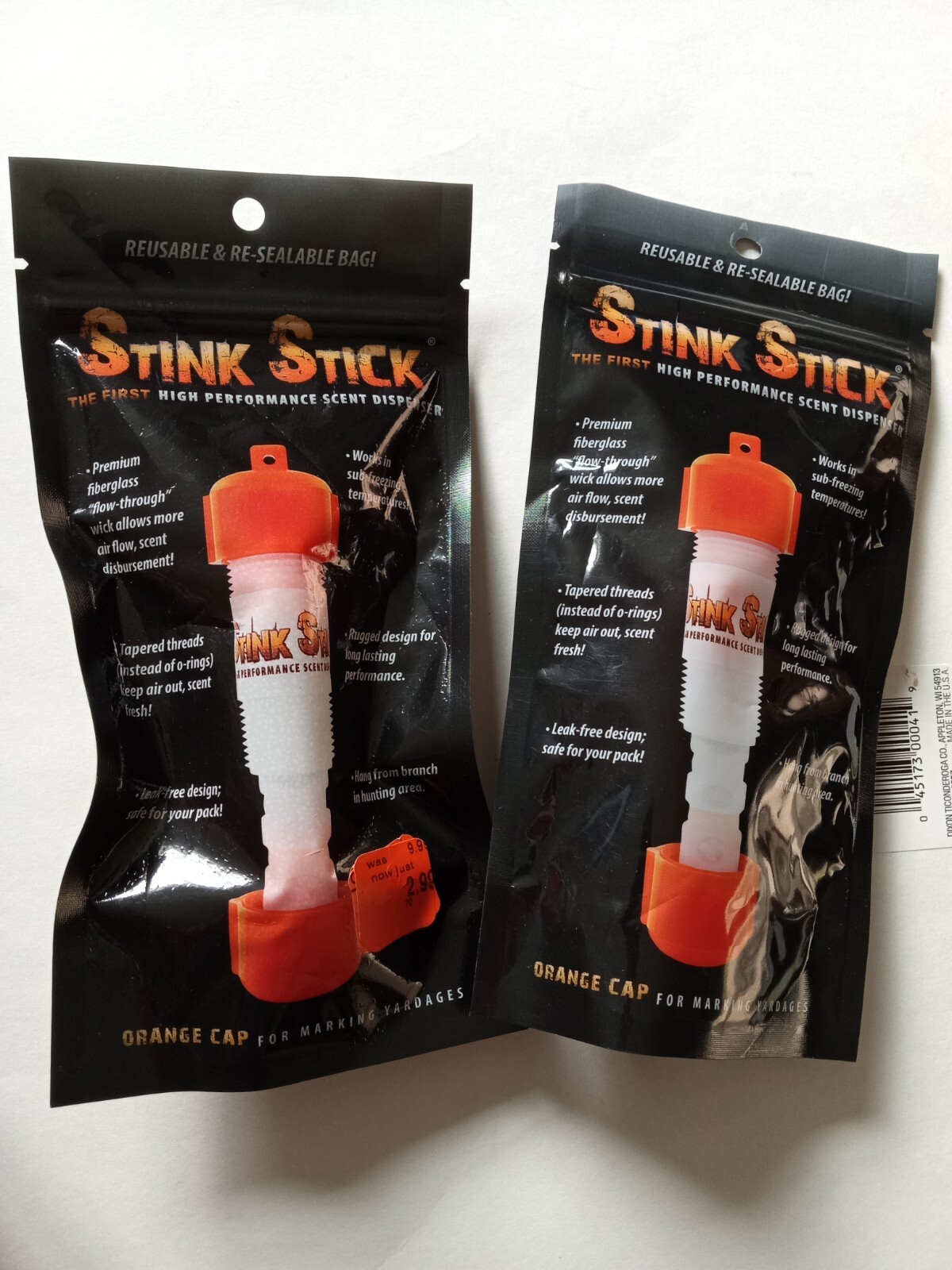 2 Conquest Scents 16008 Stink Stick Flow-through Hunting Scent Lure ...