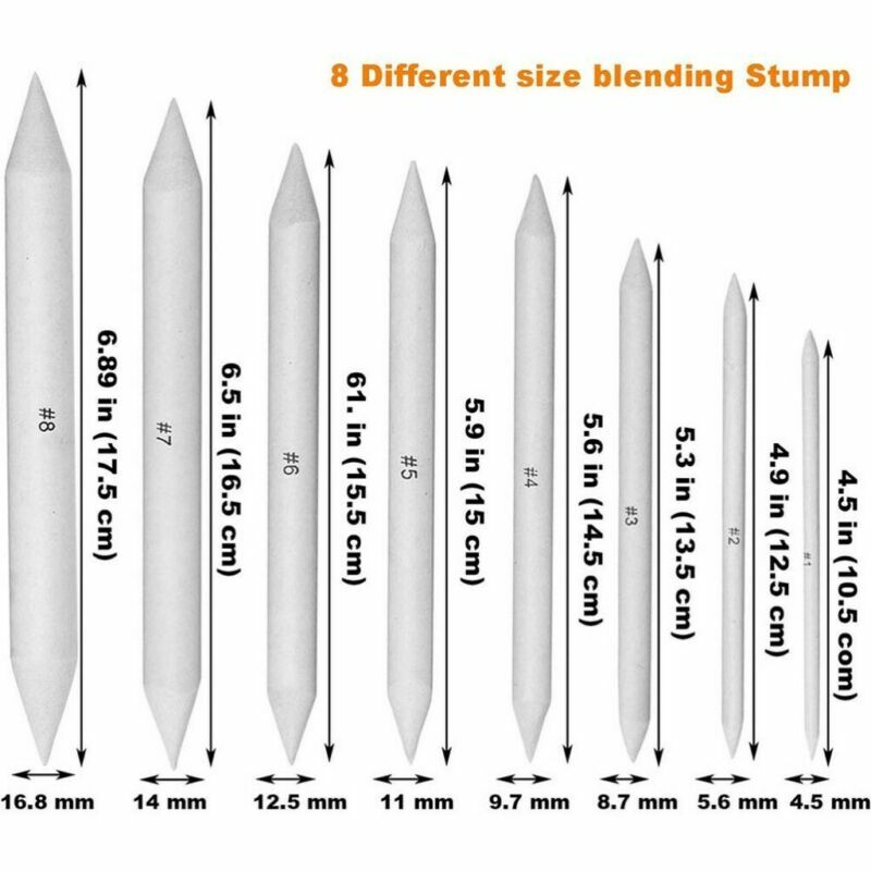 23 Pcs Sandpaper Pencil Blending Sticks for Drawing Drawing Tools | eBay