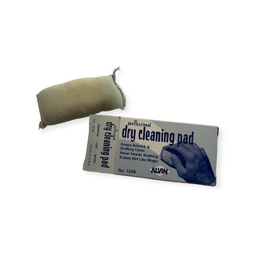 Vintage Alvin Professional Dry Cleaning Pad in Original Box. No. 1248 ...