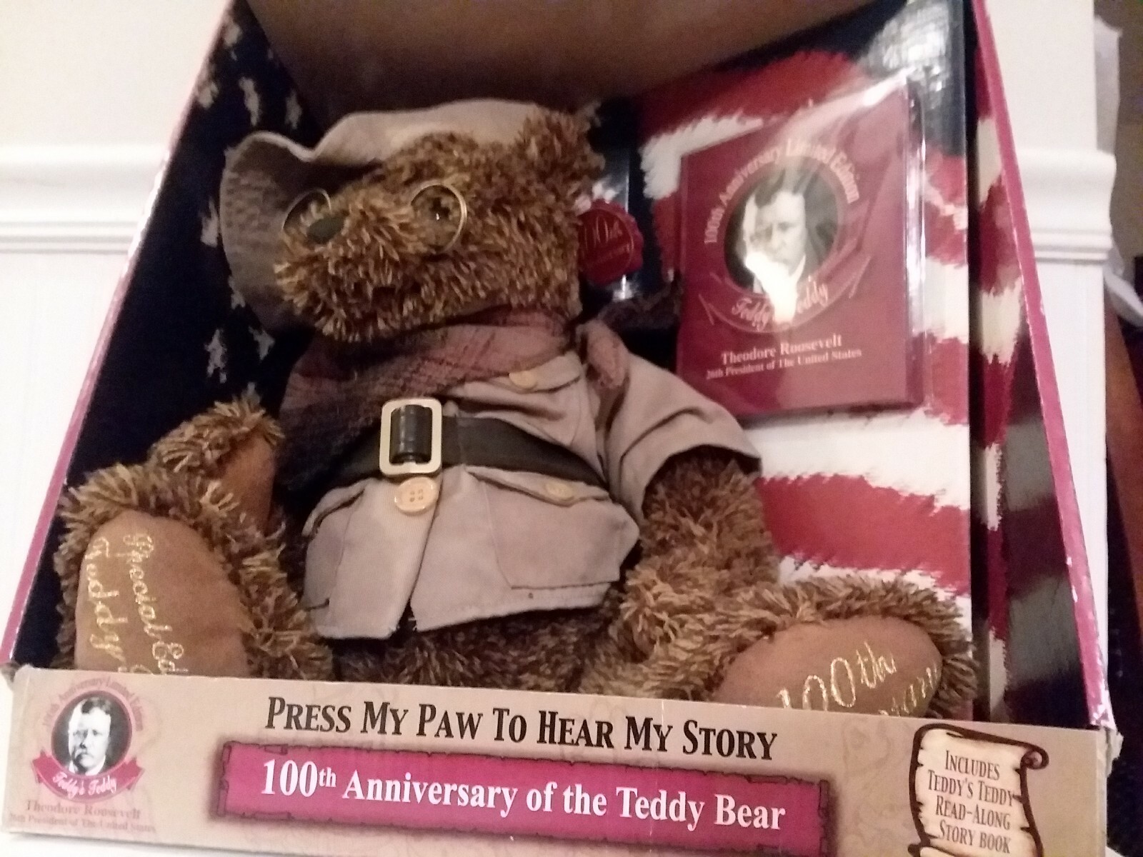 Theodore Roosevelt Teddy's Teddy Talking 100th Anniversary Bear Ltd ...