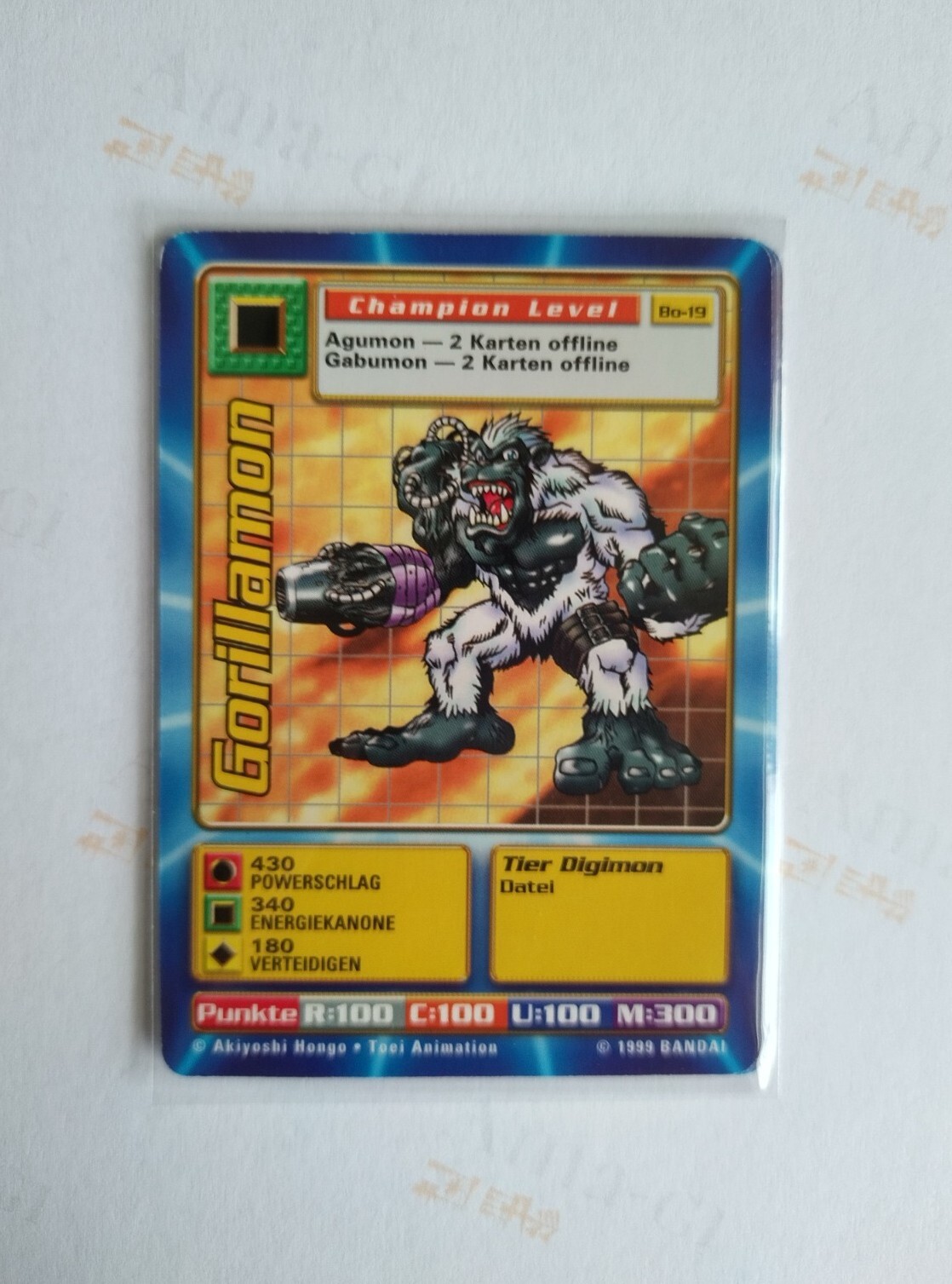 Gorillamon Bo-19 Bandai 1999 - Digimon TCG | eBay.de