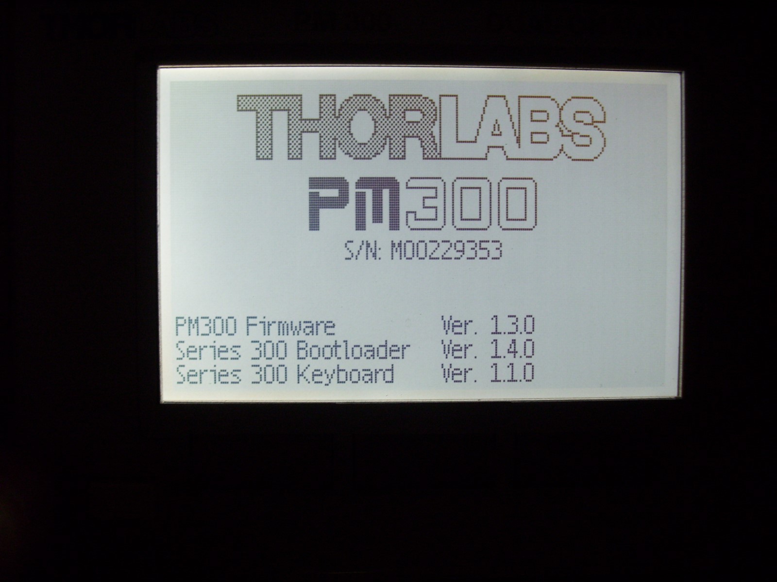 G168952 Thorlabs PM 300 Dual Channel Optical Power Meter for sale ...