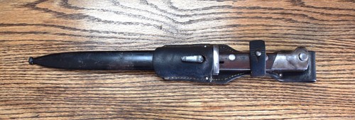 WW2 POLISH WZ24 PERKUN BAYONET WITH SCABBARD AND FROG | eBay