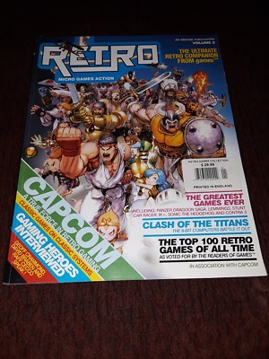 RETRO Video Game Magazine CAPCOM 260 PAGES Rare Issue Old School Gamer ...