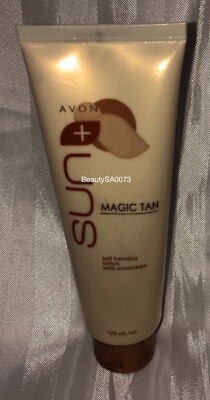AVON SUN + MAGIC TAN SELF TANNING LOTION WITH SUNSCREEN | eBay