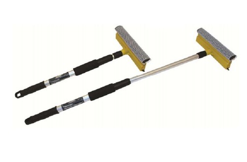 Telescopic Aluminium Squeegee Extending Cleaner Windows Wiper Sponge ...