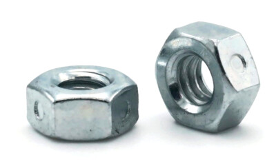 Two Way Hex Lock Nut Zinc Plated Steel Centerlock Nuts - Coarse & Fine ...