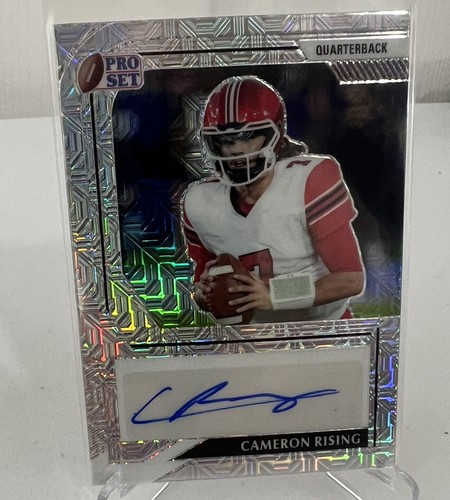 Cam Rising Leaf Autograph 7/25 Pro Set Silver Mojo Utah Utes Rookie | eBay