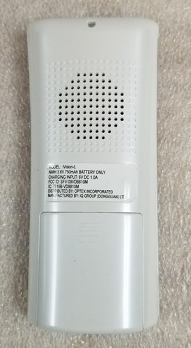 Optex iVision Wireless Video Intercom Handheld Communicator White ...
