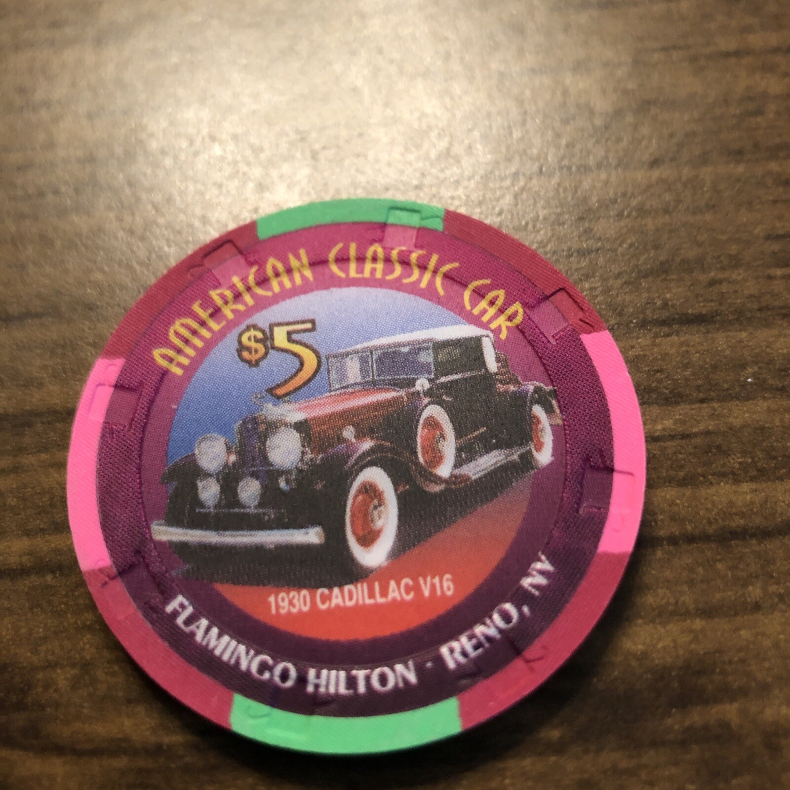 $5 flamingo Hilton Cadillac 9 reno nv super rare obsolete | eBay