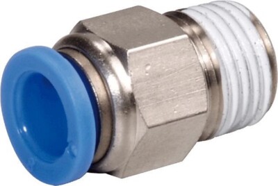 gerade Steckverschraubung, Schlauch 8mm, Gewinde R3/8a, STVS-QCK-R3/8a ...