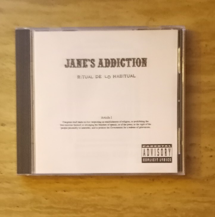 Jane's Addiction - Ritual de lo Habitual CD 1990 Warner Bros Vintage ...