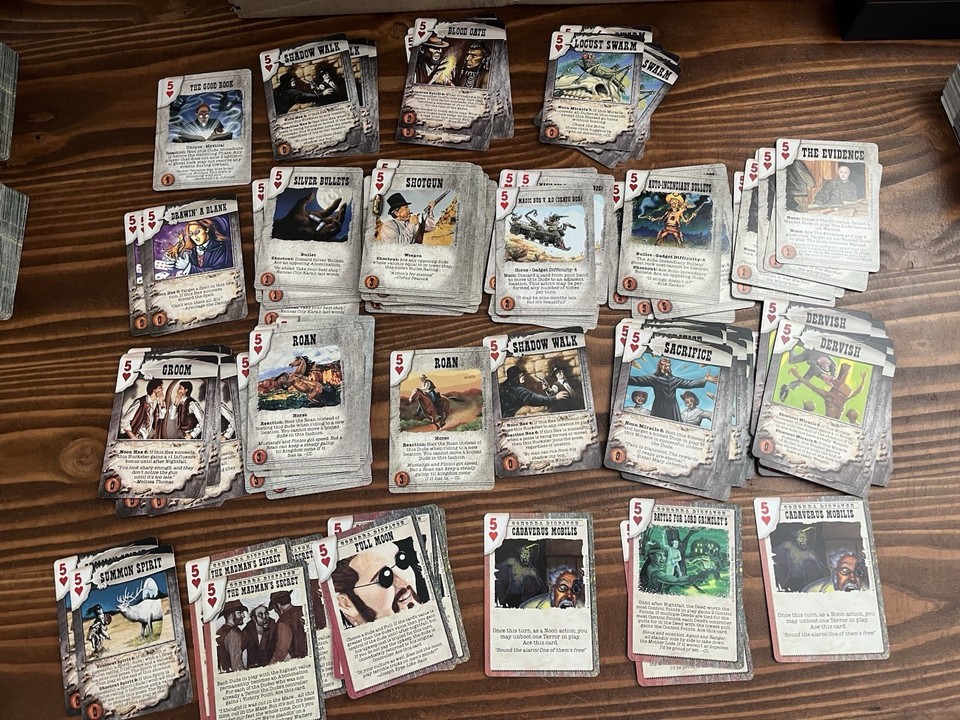 Deadlands Doomtown CCG/TCG, Massive Lot, 1000s Of Cards, Various ...