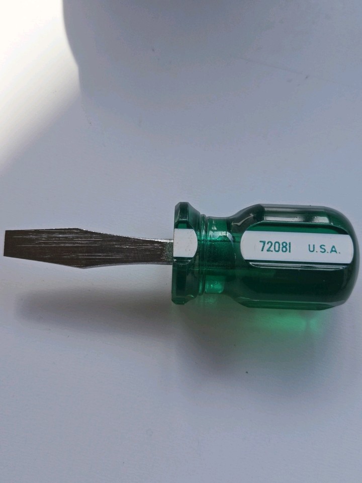 Vintage S-K Tools 72081 Mini Stubby Flat Head Screwdriver USA (OLD New ...