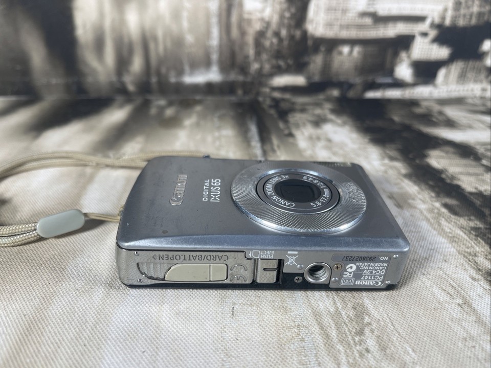 Canon IXUS 65 Digital Compact Camera Working w/ Canon 3x Optical Zoom ...