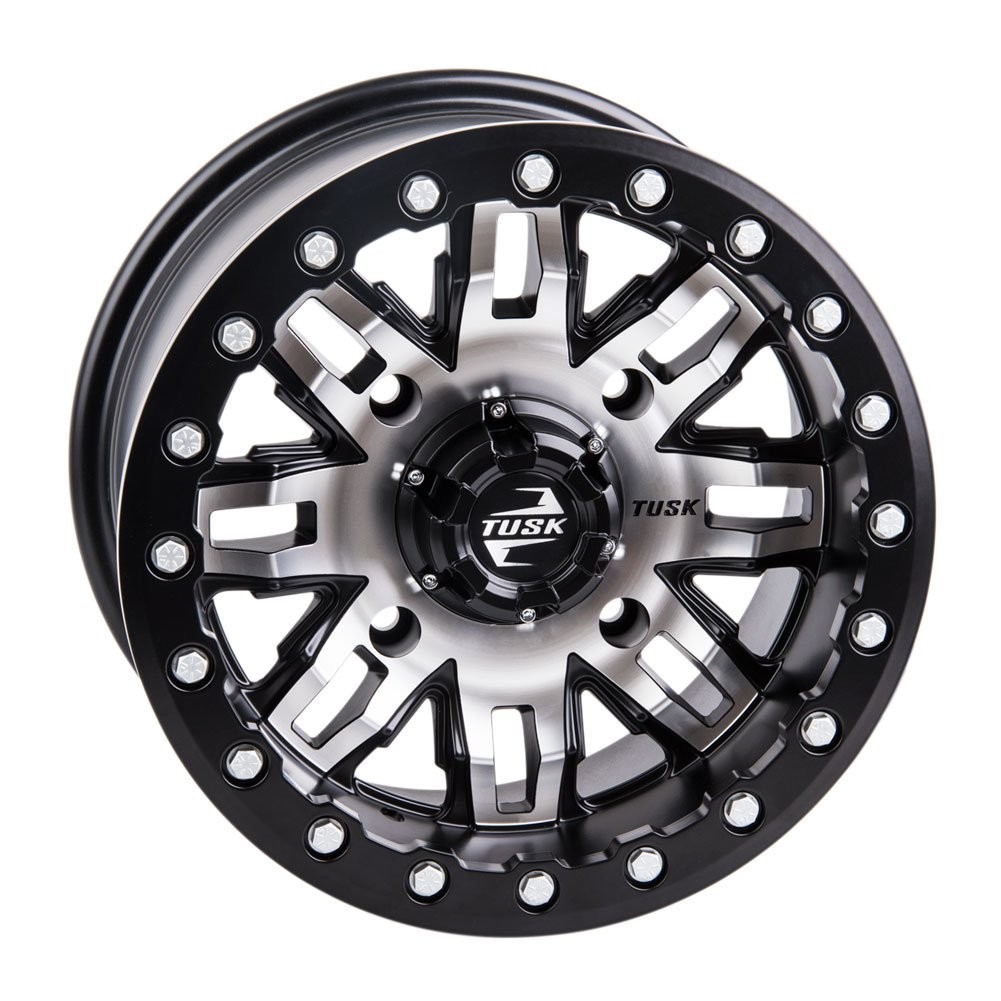 (2 Pack) 4/110 Tusk Teton Beadlock Wheel For SUZUKI King Quad 700 4x4 ...