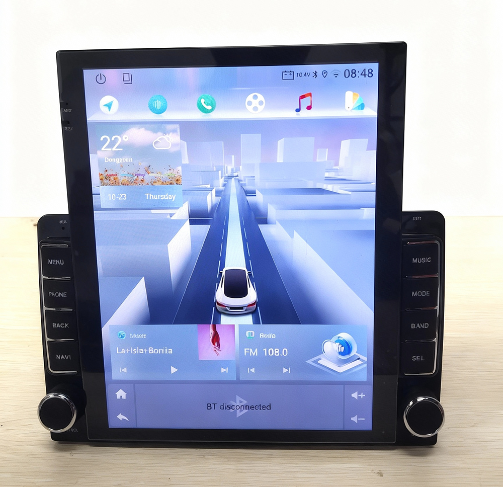 vertical screen Android 14 for Jeep Compass stereo radio GPS Carplay ...