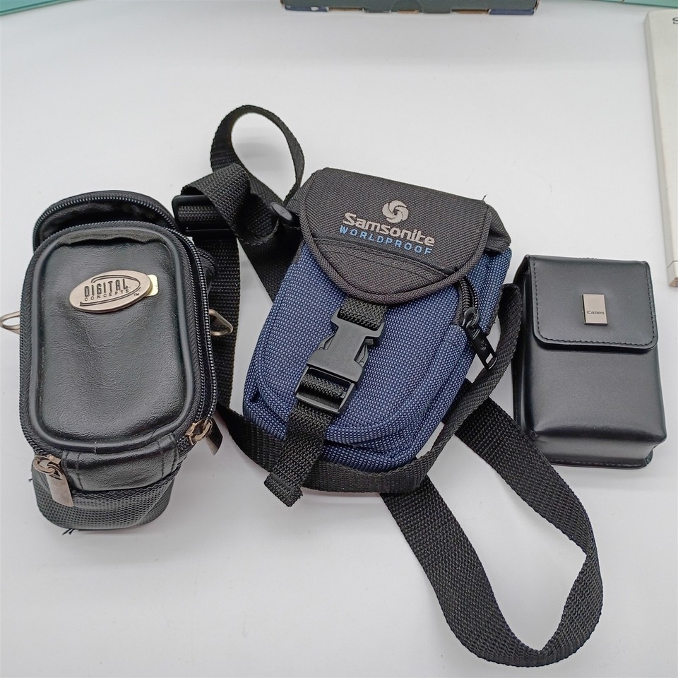 Canon Mixed Lot of Empty Camera Boxes Manuals Cables and Bags | eBay